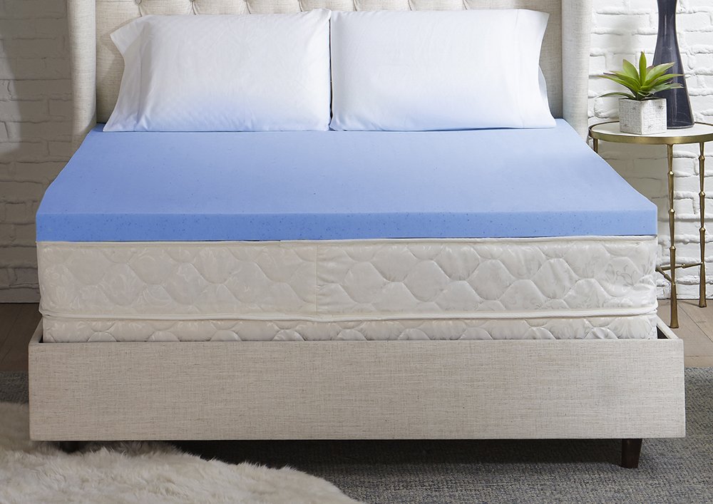 Serta 2" Support Gel-Infused Memory Foam Mattress Topper, Twin XL