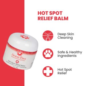 Aroma Paws Hot Spot Relief Balm - Dog Skin Soother Balm for Hot Spots, Skin Irritation, and Dry Skin - Itchy Skin Relief and Hot Spot Treatment for Dogs - Safe for Dogs and Puppies - 2oz