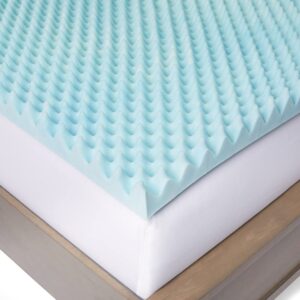 Slumber Solutions Gel Highloft 3-inch Memory Foam Mattress Topper Queen