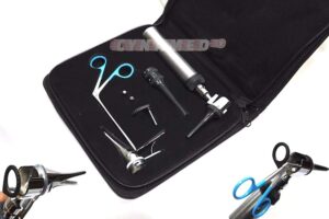 brand new professional 3.5 v led veterinary otoscope operating kit high quality premium set cynamed