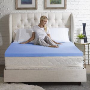 Serta 2" Support Gel-Infused Memory Foam Mattress Topper, Twin XL