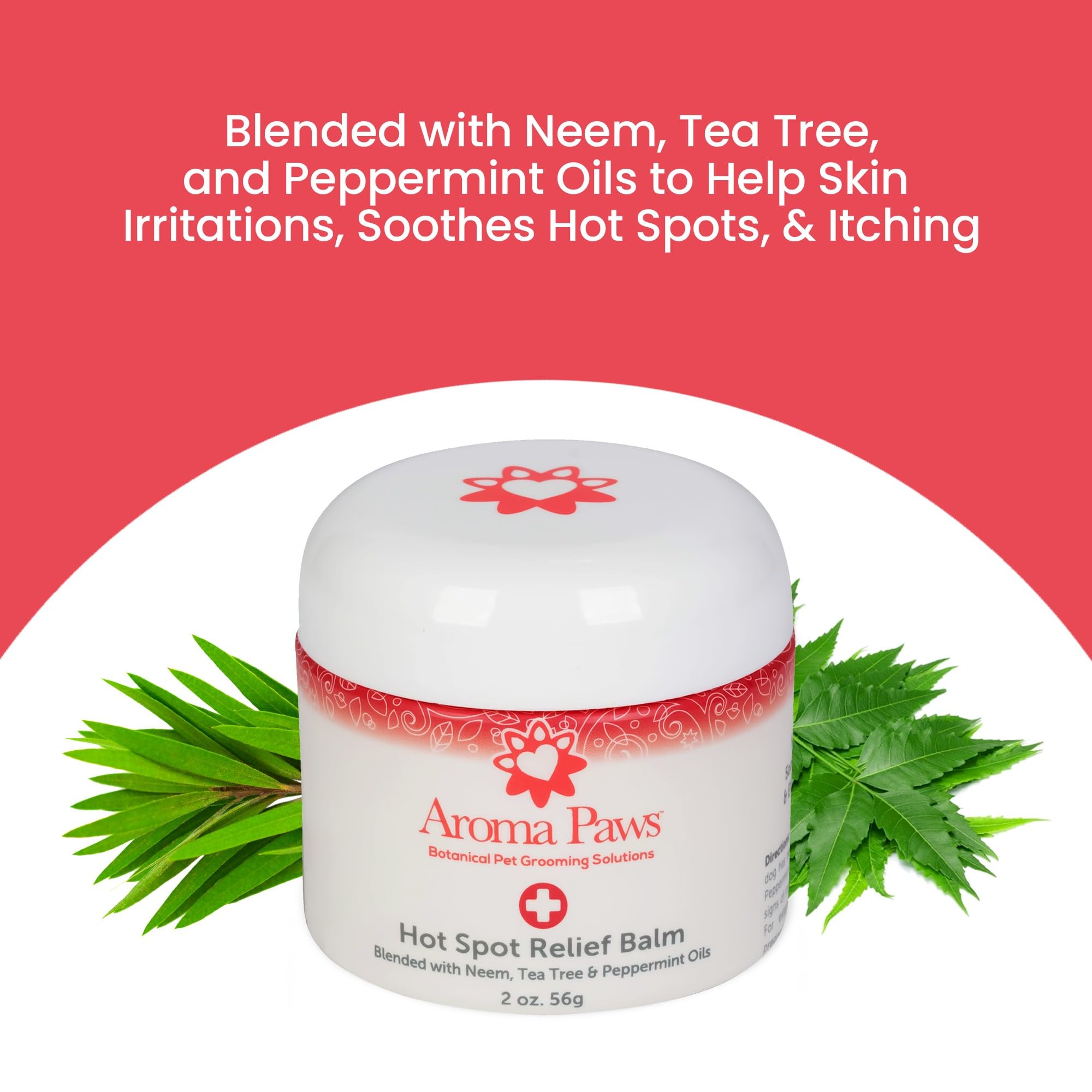 Aroma Paws Hot Spot Relief Balm - Dog Skin Soother Balm for Hot Spots, Skin Irritation, and Dry Skin - Itchy Skin Relief and Hot Spot Treatment for Dogs - Safe for Dogs and Puppies - 2oz