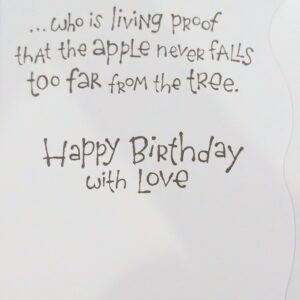 Grandson - Happy Birthday Greeting Card -"You're a wonderfully witty, totally brilliant, sometimes silly, always charming and very good looking"