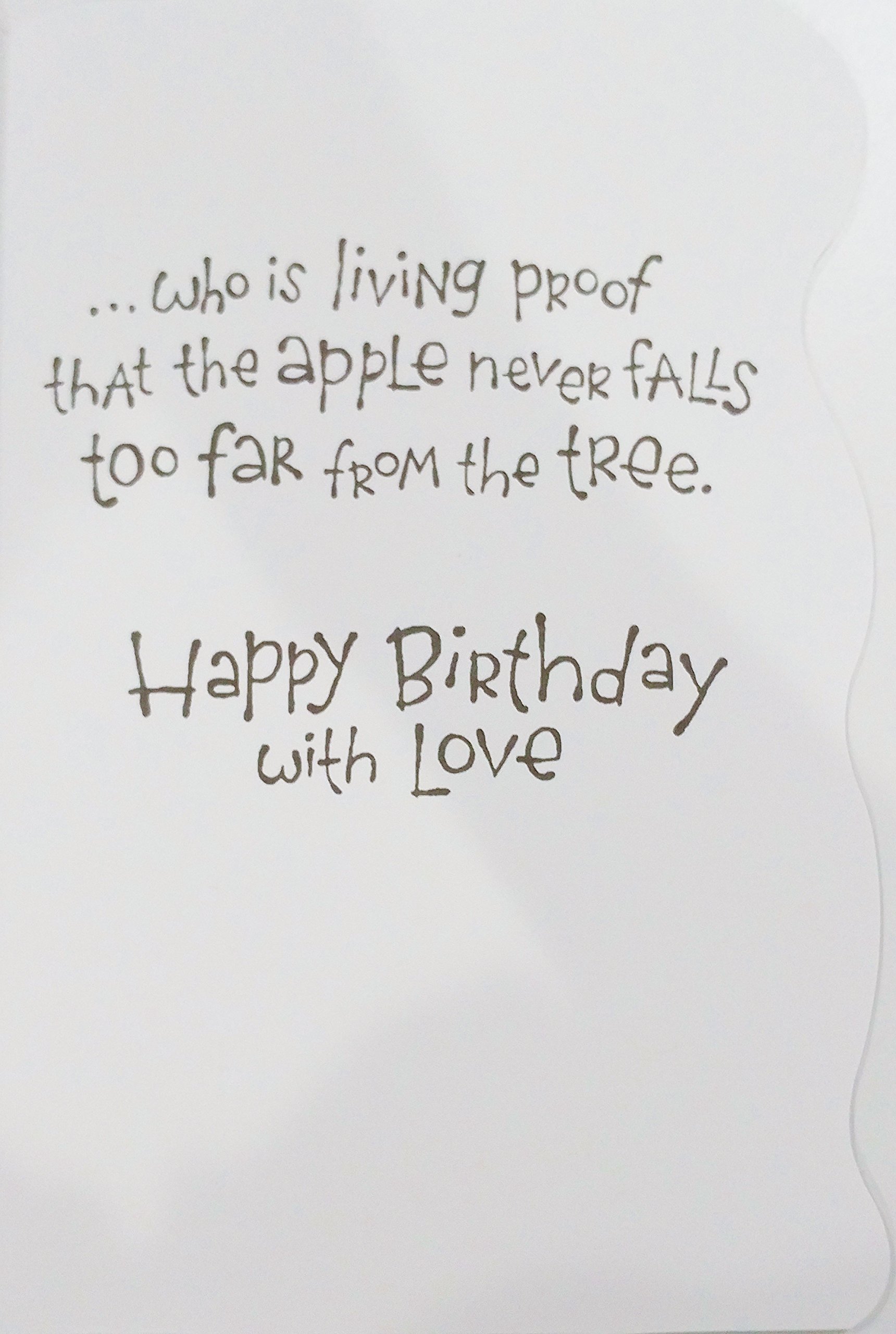 Grandson - Happy Birthday Greeting Card -"You're a wonderfully witty, totally brilliant, sometimes silly, always charming and very good looking"