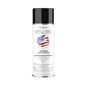 seymour paint 11-10 fresh-n-quick multi-purpose spray enamel flat black