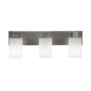 toltec lighting 583-gp-310 apollo 3 light bath bar with 4" white muslin glass