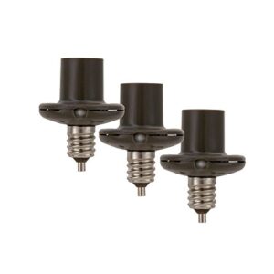 utilitech 0302325 60w candelabra light control - gray 3-pack