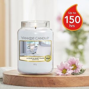 Yankee Candle A Calm and Quiet Place Jar, Grey, 10.7 x 10.7 x 16.8 cm