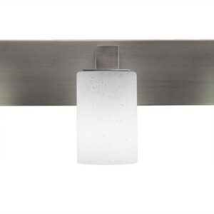 Toltec Lighting 583-GP-310 Apollo 3 Light Bath Bar with 4" White Muslin Glass