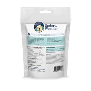 Under the Weather Pet Soft Dog Chew Supplements for Calming and Probiotics | Supports Relaxation and Normal Emotional Balance in Dogs (Probiotics, 60 Count)