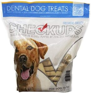 checkups- dental dog treats, 24ct 48 oz. for dogs 20+ pounds 2 pack akj