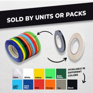 WOD BSTC24PVC Dark Green Produce Poly Bag Sealing Tape, 3/8 inch x 180 yds. for Packaging and Sealing of Meat, Gifts, or Ice Bags