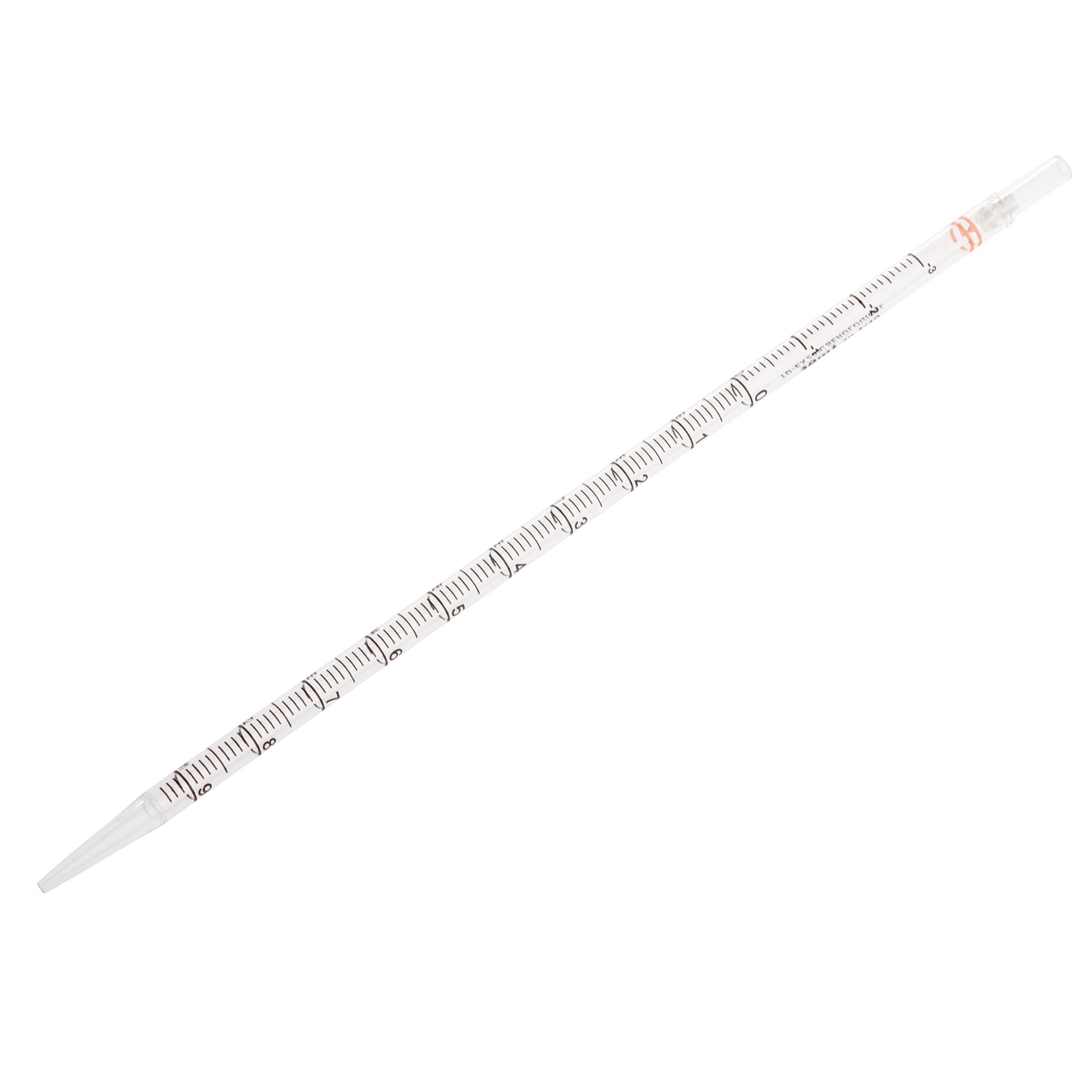 Celltreat FabLab FL4018 10 mL Pipet (Pipette), Sterile, Individually Wrapped in Paper/Plastic Wrapper, 50 per Bag, 10 mm, Polystyrene, Clear (Pack of 200)