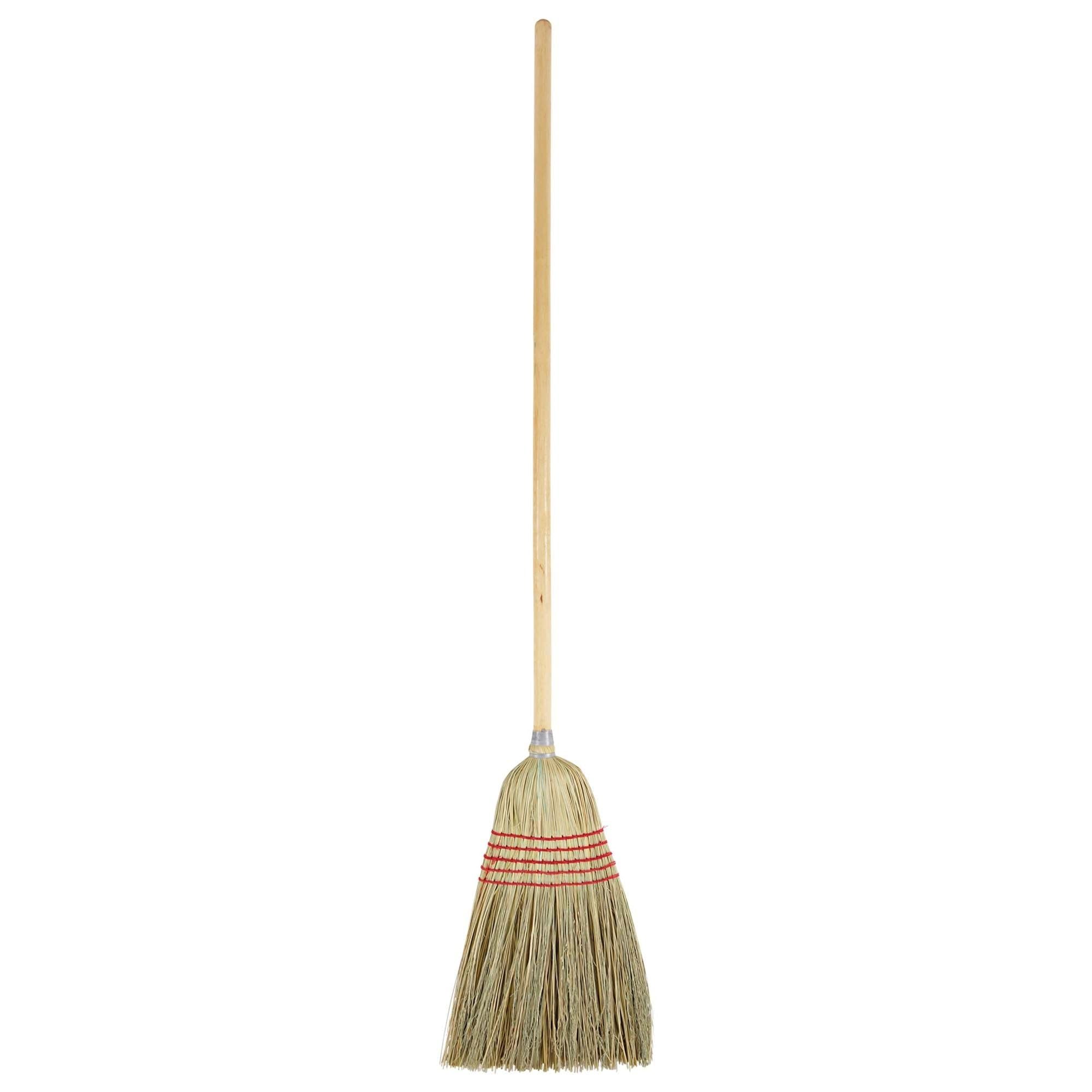 Boardwalk BWK926YCT 56 in. Yucca/Corn Fiber Bristles Parlor Broom - Natural (12/Carton)