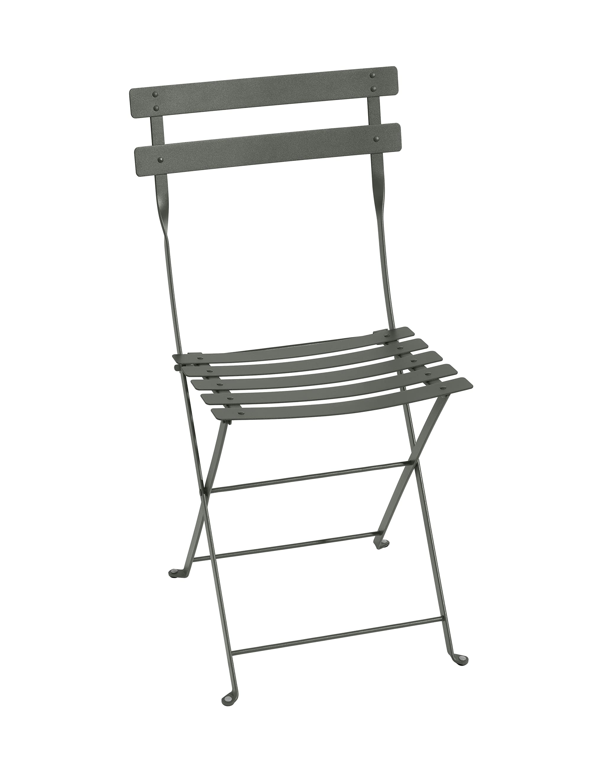 Fermob - Bistro Metal Chair Set of 2 - Original French Design for Indoor/Outdoor Use - Sustainable Powder-Coated Steel - Made in France - Rosemary