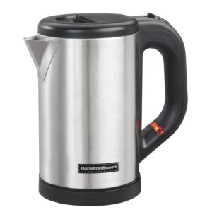 hamilton beach® commercial hospitality 0.5 liter stainless steel electric hot water tea kettle hke050