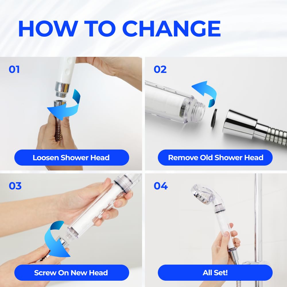 BODYLUV - Puresome Shower Head (Ver.1), Handheld Hard Water Softener, Strong Water Pressure Water Saving Vitamin Filter For Bathroom (Shower Head ONLY, Vita Milk Filter NOT INCLUDED)