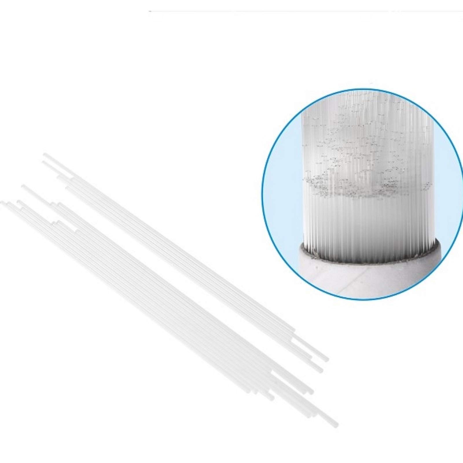 Deschem 500PCS,120mm,Glass Melting Point Capillary Tube,ID 0.9-1.1mm,Both Ends-Open,12CM