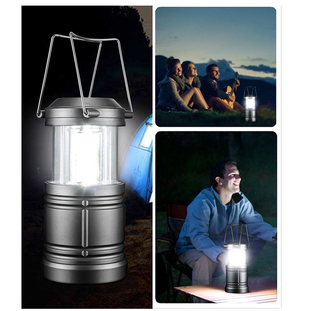 LED Camping Lantern ,Battery Powered Hanging Lanterns for Camping Hiking,Hurricane ,Power Outages,2-Pack