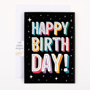 joker greeting birthday recordable with glitter