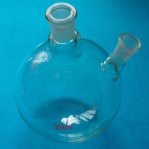 Deschem 3000ml,24/40,Two-Neck,Round Bottom Glass Flask,Twins Necks,3L,Lab Boiling Vessel