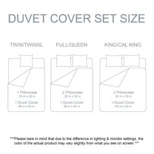 Swift Home Full/Queen Bedding Microfiber Duvet Cover & Sham Bedding Set, Prewashed Crinkle, Ultra-Soft, Lightweight & Durable – Rose Blush, Full/Queen (90”x90”) – Comforter Not Included