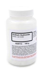 aldon innovating science lab-grade sodium hydroxide pellet, 100g - the curated chemical collection