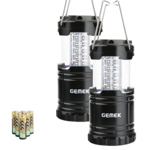 gemek lantern camping essentials lights, tent lights for emergency, survival gear and supplies for hurricane, led flashlight for power outages, battery operated lamp