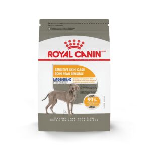 royal canin large sensitive skin care dry dog food, 30 lb bag