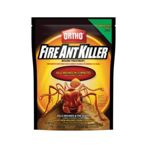 ortho fire ant killer mound treatment1, kills mounds and the queen, use on lawns, ornamentals and flower gardens, 3 lb.