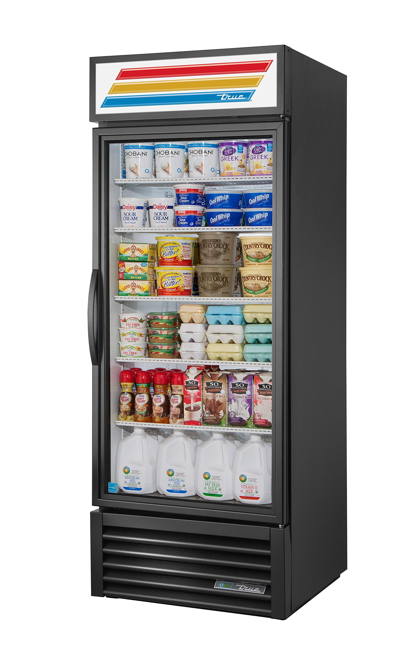 True GDM-26-HC~TSL01 True GDM-26-HC-TSL01 26 Cu. Ft. Glass Swing Door Merchandiser Refrigerator