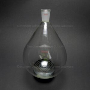 Deschem 2000ml 24/40 Glass Recovery Flask 2 Litre Kjelda Bottle Not for Rotary Evaporator Use