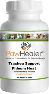 pawhealer trachea support dog cough remedy - used for loud, honking cough - 50 grams/powder