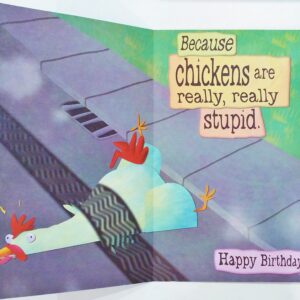 A Birthday Riddle"Why did the chicken cross the road?" Funny/Humor Greeting Card