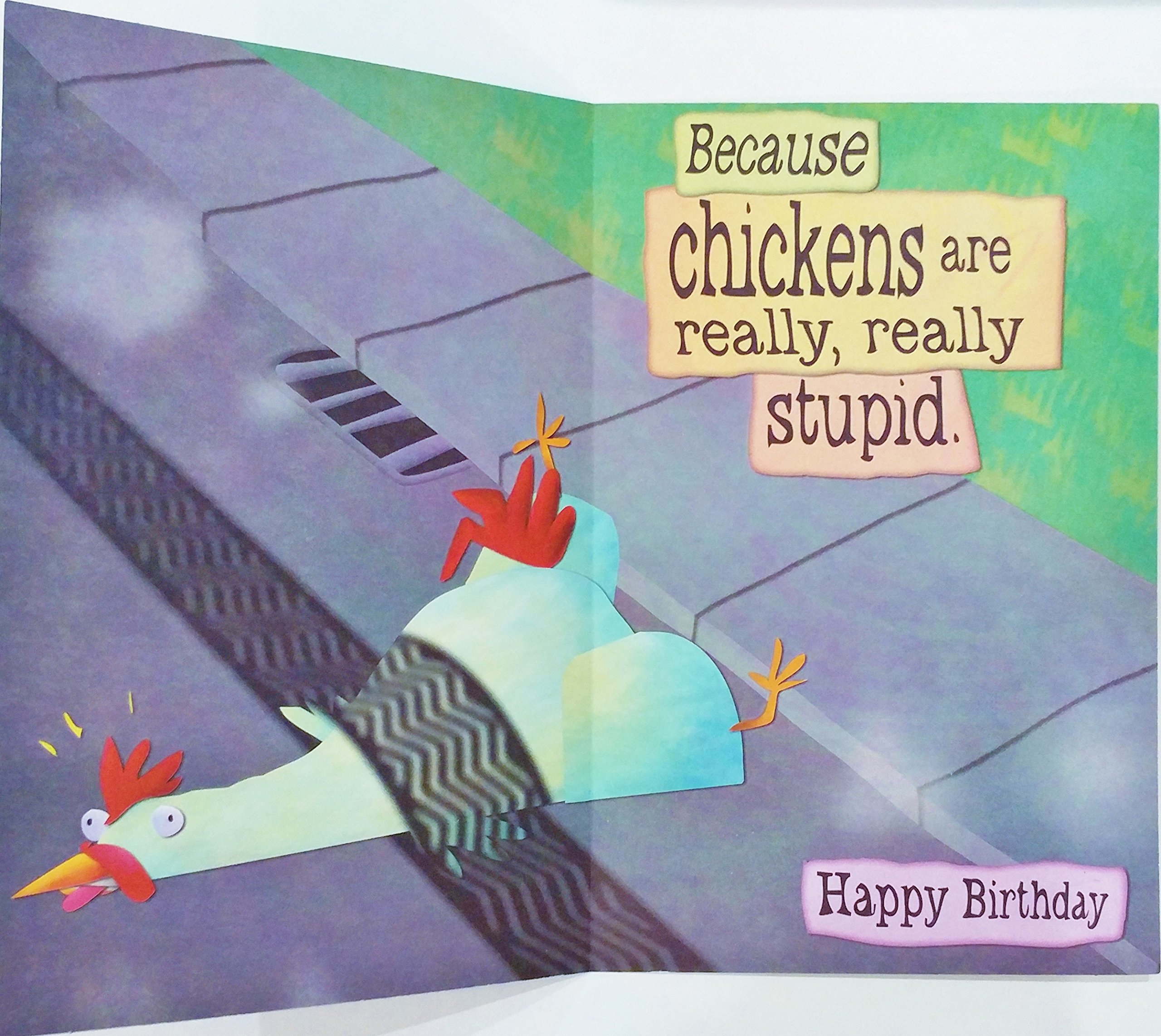 A Birthday Riddle"Why did the chicken cross the road?" Funny/Humor Greeting Card