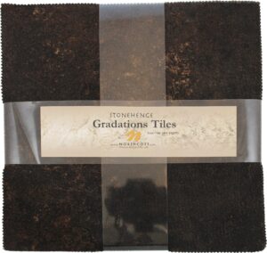 stonehenge gradations onyx stone tiles 42 10-inch squares layer cake northcott