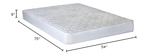 Mattress Solution Gentle Firm Tight top Innerspring Fully Assembled Mattress, Good for The Back, Full XL, Classic Collection