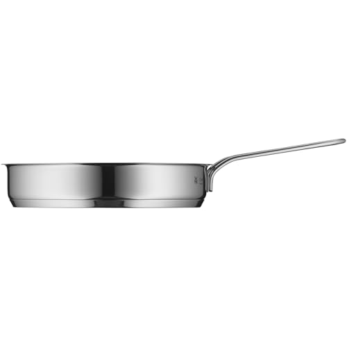 WMF Mini Frying Pan, Coated, Small, 18 cm, Cromargan Polished Stainless Steel, Induction, Stackable, Ideal for Small Portions or Single Households