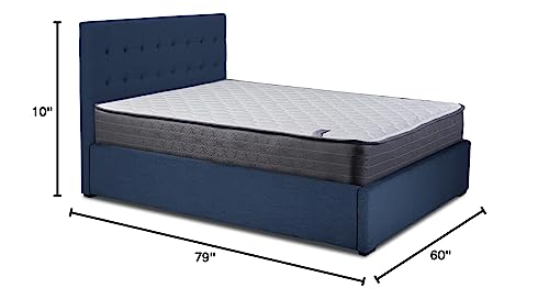 Mattress Solution Medium Plush Tight top Innerspring Fully Assembled Mattress, Good for The Back, Queen Size