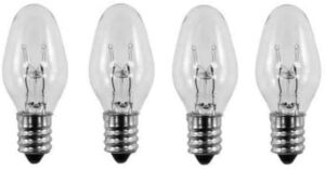 efp replacement bulb for the sticky dome flea trap | 15 watt, 120 volt dimmable bulb with a screw-in base - includes 4 bulbs