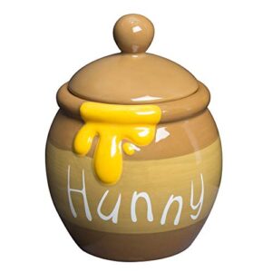 disney san2883 winnie the pooh honey pot canister storage container, candy container, height 5.3 inches (13.5 cm), winnie the pooh goods, miscellaneous goods, interior, tableware