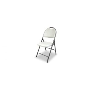 gsc ch1742 lightweight resin folding chair with steel frame, 225 lbs capacity