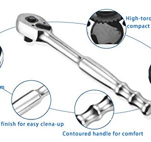 BLUEPOINT Ratchet Drive Standard Handle Quick-Release Ratchet (3/8)