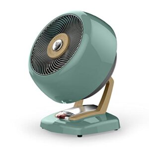 vornado vheat vintage metal heater, whole room circulation, adjustable thermostat, green