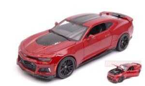 scale model compatible with chevrolet camaro zl1 2017 red 1:24 maisto mi31512r