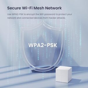 Tenda Nova Mesh WiFi System MW6 - Covers up to 4000 sq.ft - AC1200 Whole Home WiFi Mesh System - Gigabit Dual-Band Mesh Network for 90 Devices - Replaces Wireless Router and WiFi Extender - 2-Pack