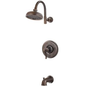 pfister lg89-8ypu ashfield tub & shower trim kit 1.8 gpm rustic bronze