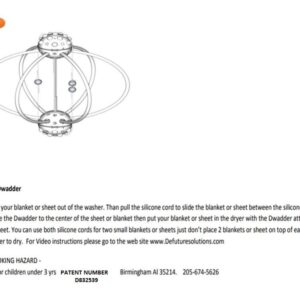 Dwadder Fully Assembled: Dry Blankets Faster, Save Time with The Dwadder!