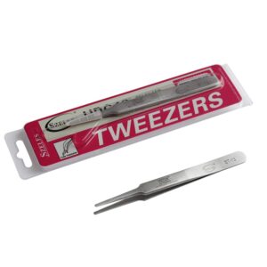 vetus tweezer non-magnetic stainless steel pointed tip st-13