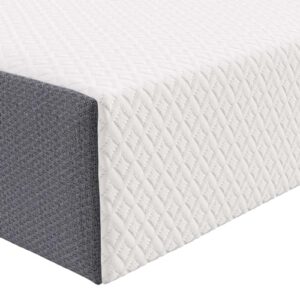 Modway Mila 6” Twin XL Mattress - Firm 6 Inch Twin XL Mattress - 10-Year Warranty White